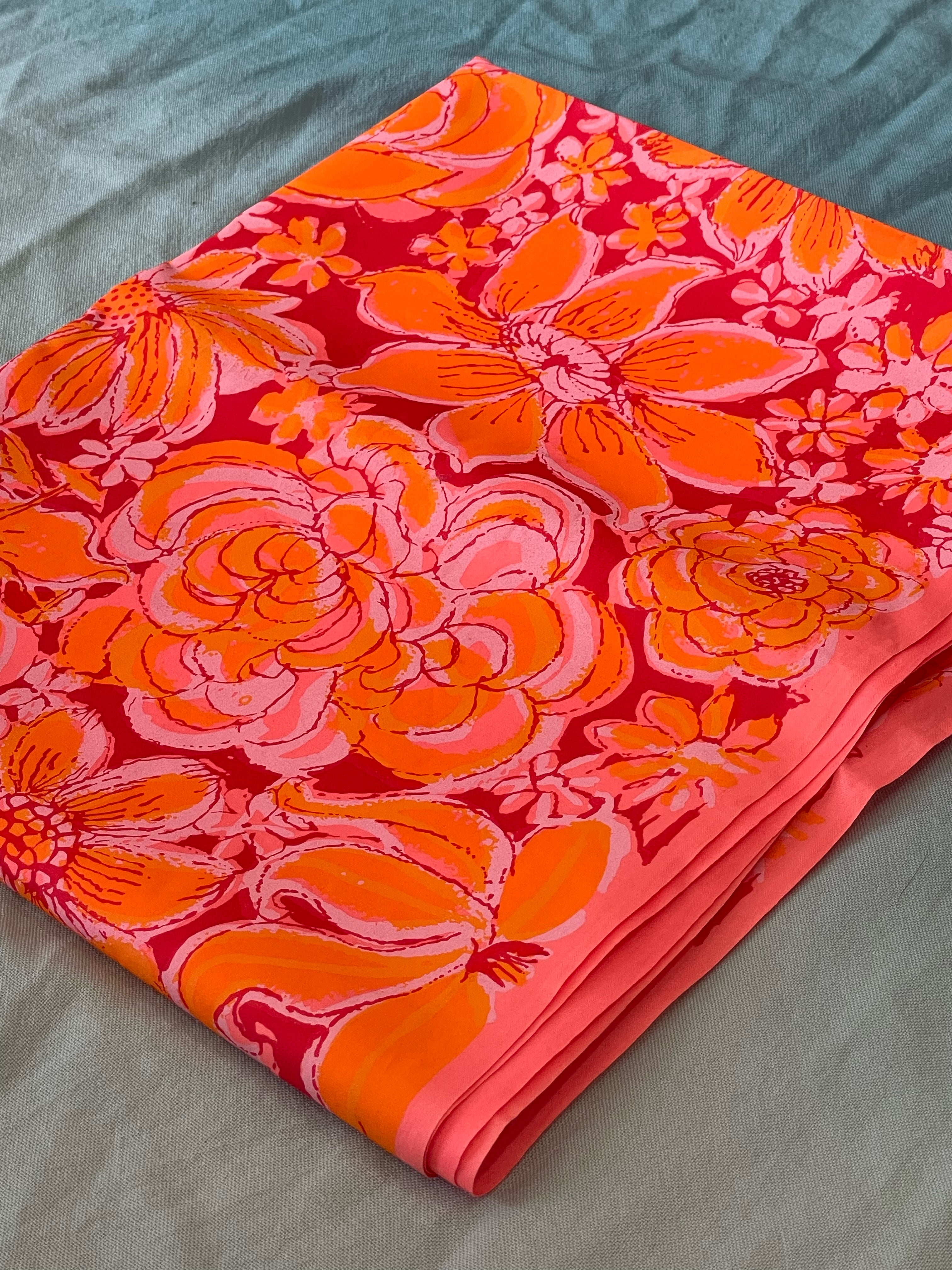 Lilly Pulitzer Frannie s Floral Fabric Panel